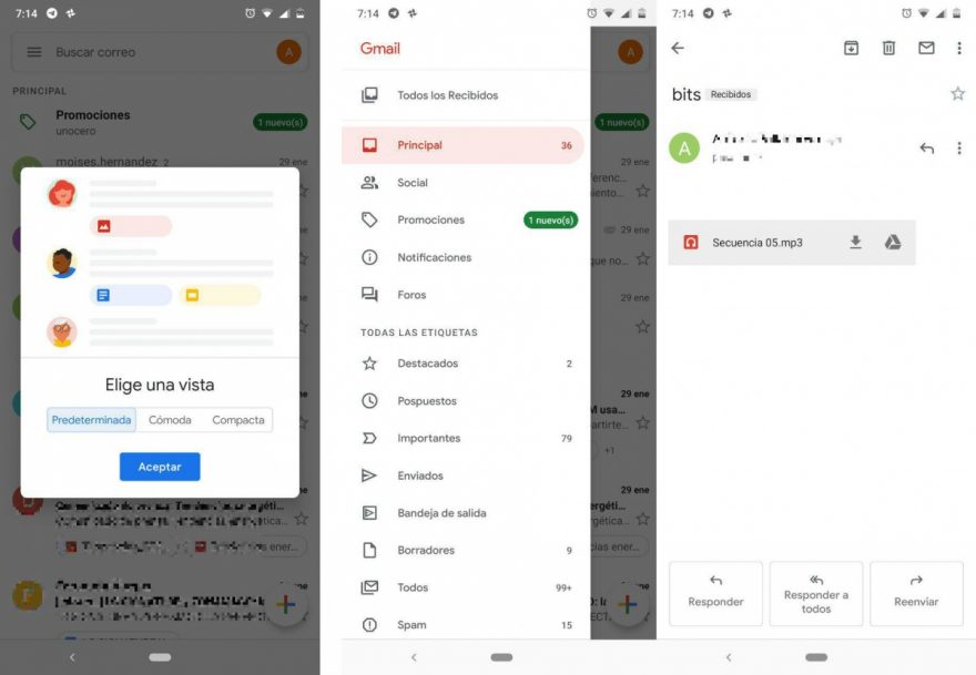 unocero - Cómo tener el nuevo diseño de Gmail para Android