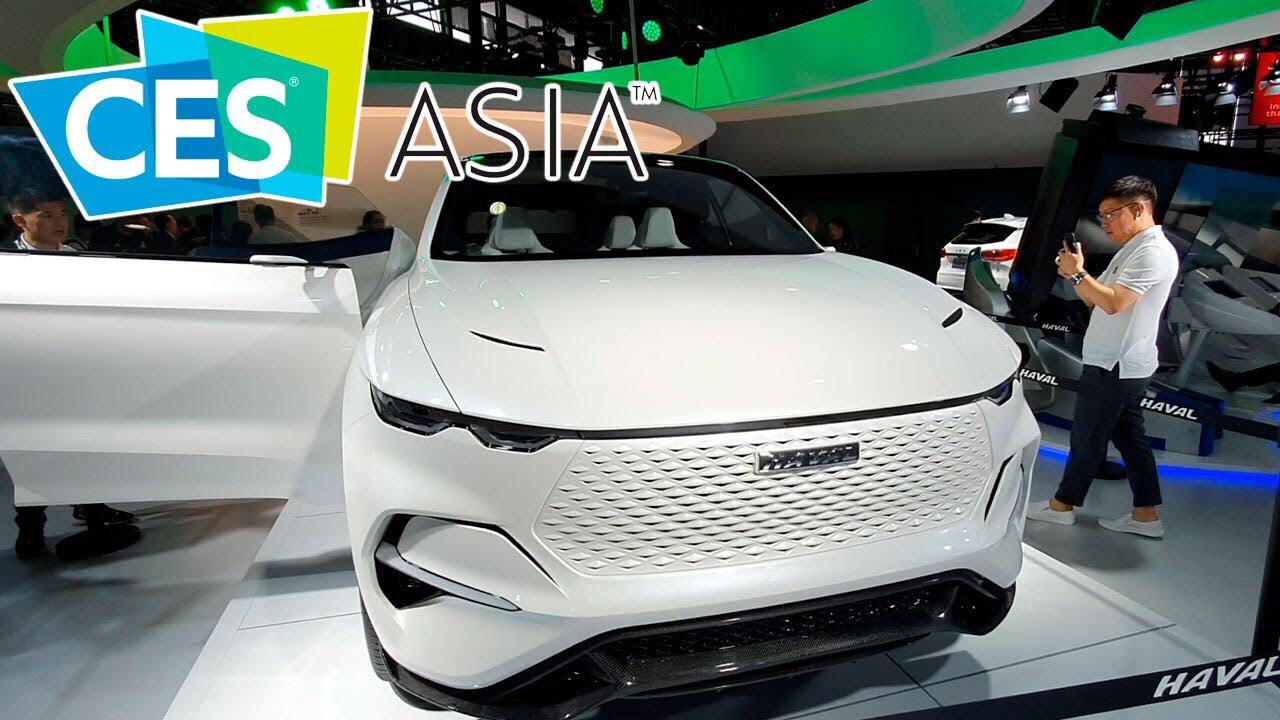 unocero - Automóvil eléctrico del futuro - CES ASIA 2019