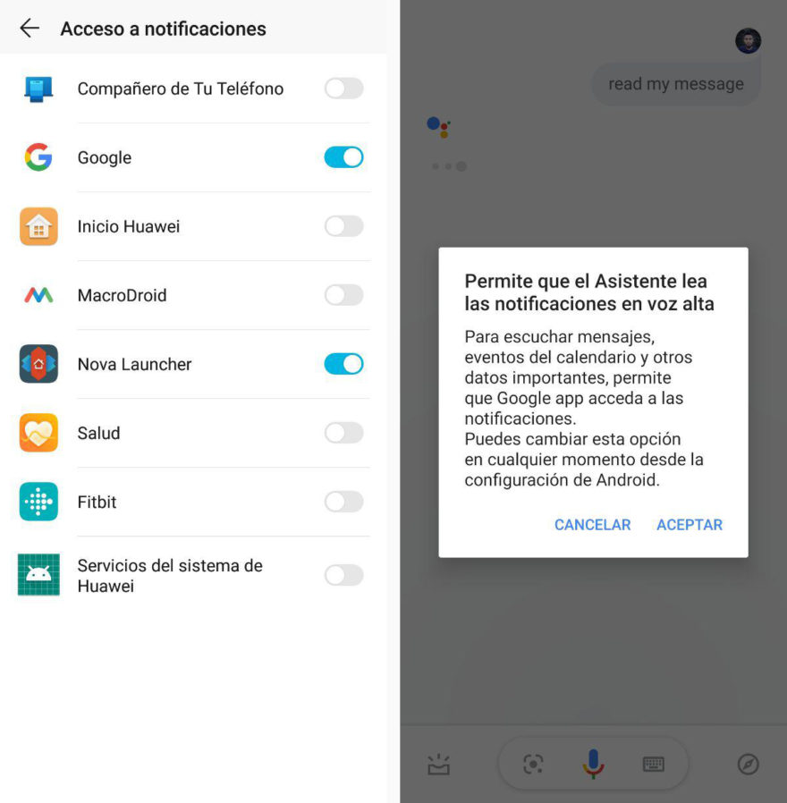 unocero - Cómo pedirle a Google Assistant que lea y conteste tus ...