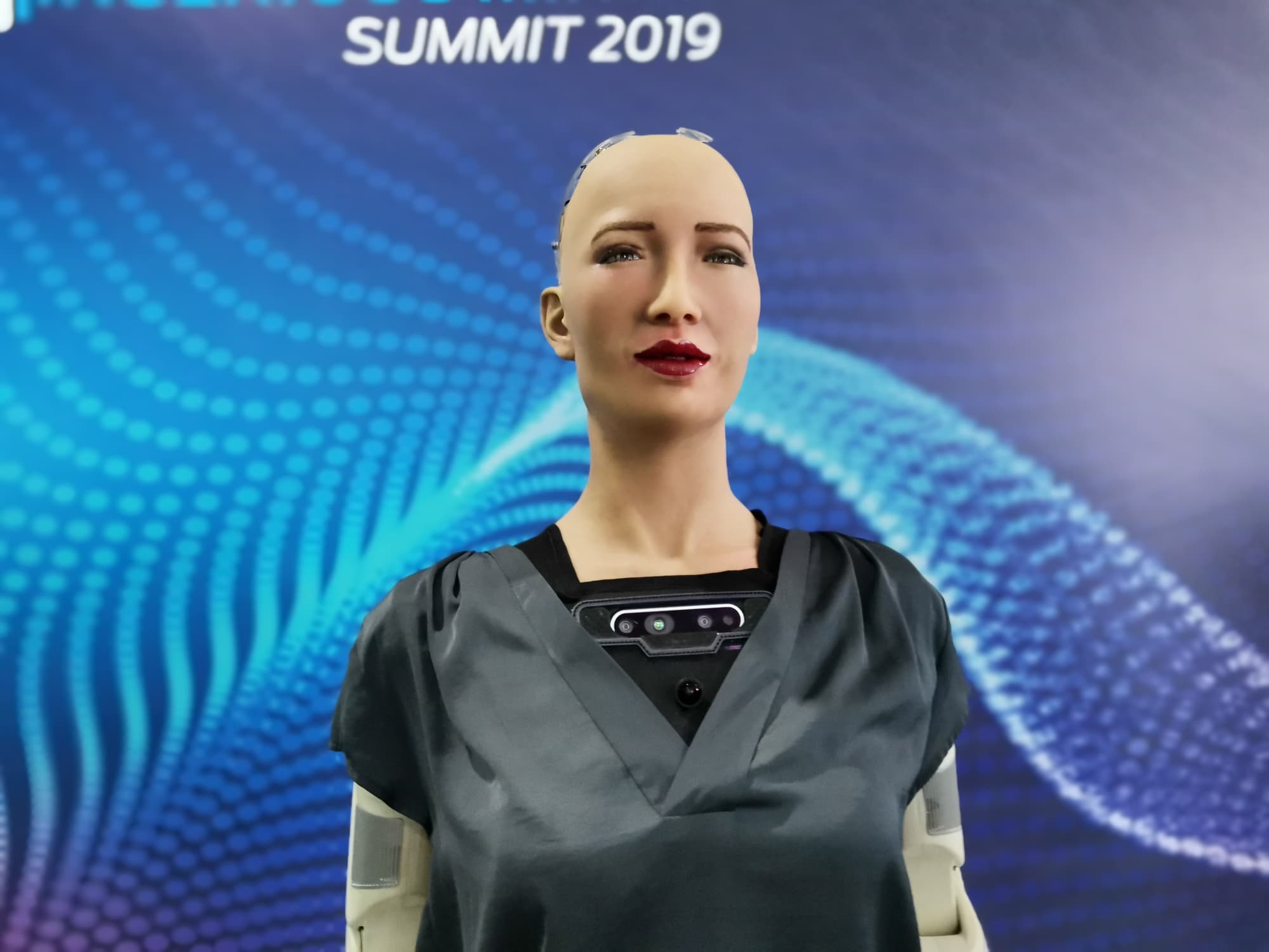 unocero - ¿A qué le tiene miedo un robot? Sophia, la androide humana ...