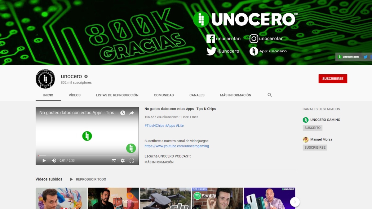 unocero - Así luce la nueva interfaz de YouTube y estas son sus nuevas ...