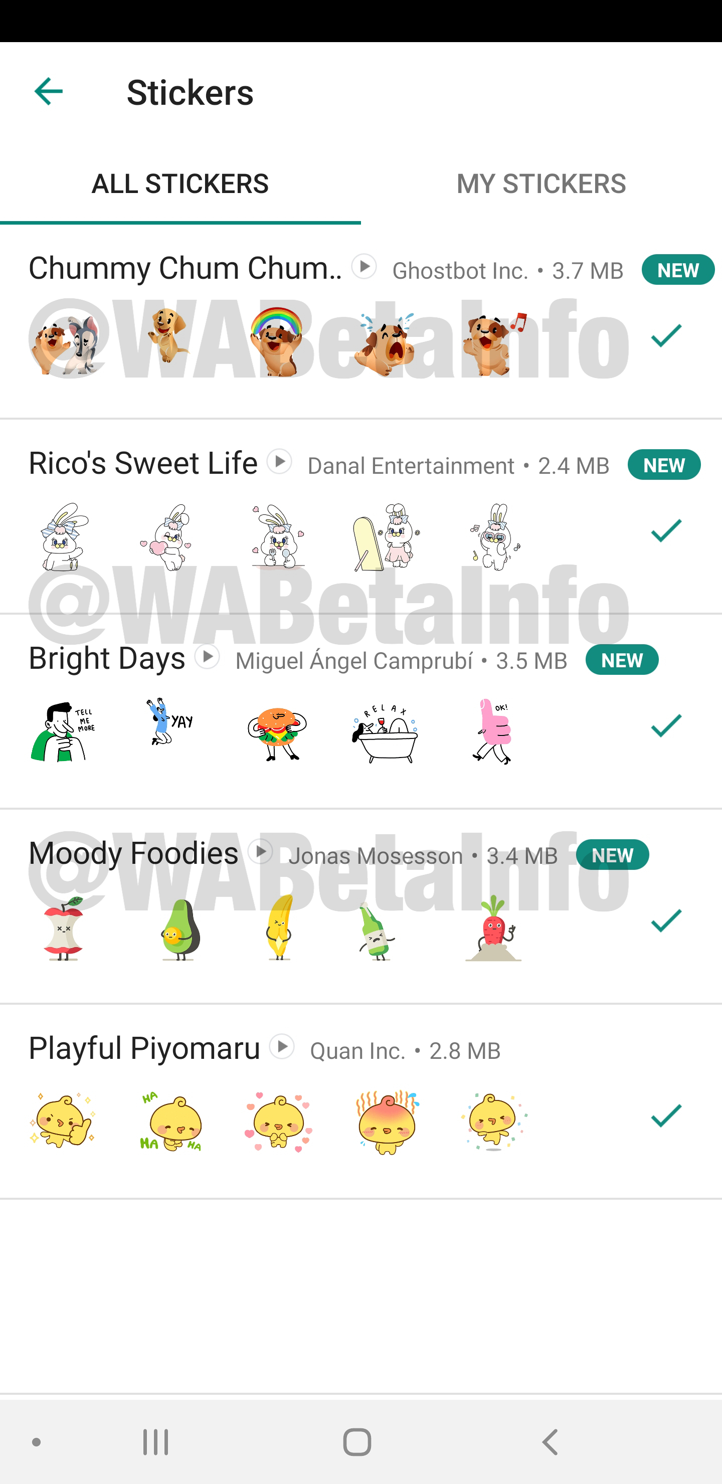 unocero - WhatsApp se actualiza y añade cuatro nuevos packs de stickers ...