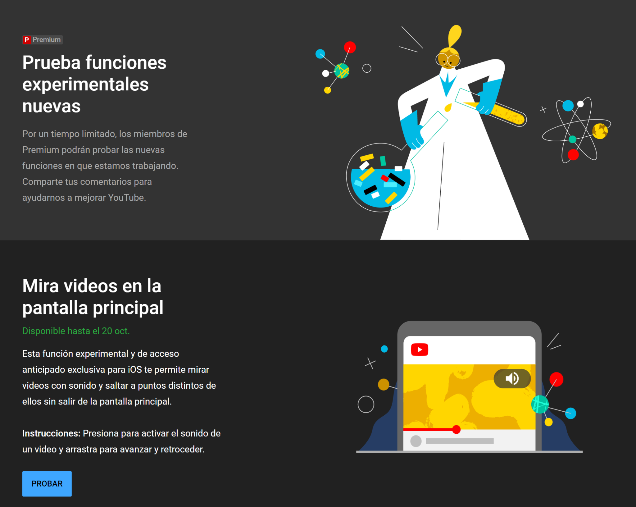 unocero - Cómo probar las nuevas funciones experimentales de YouTube para Android, iOS y PC ...