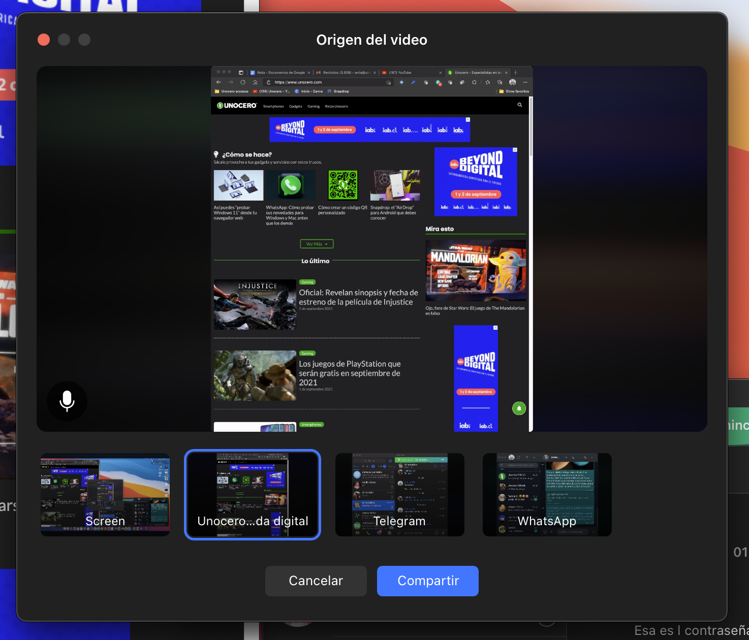 unocero - ¿Cómo hacer un stream en Telegram?