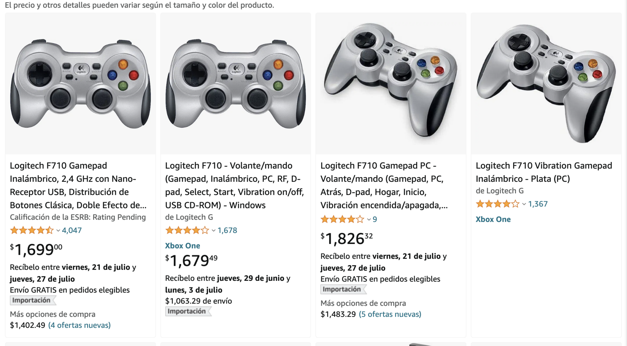 unocero - ¿Cuánto cuesta el control Logitech que manejaba a Titán?