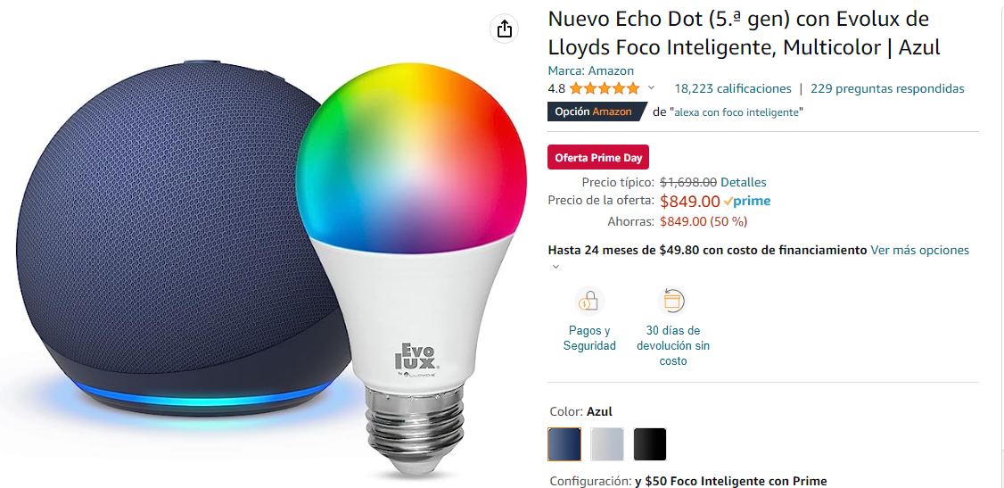unocero - Consigue esta Echo Dot de Amazon a mitad de precio en el ...
