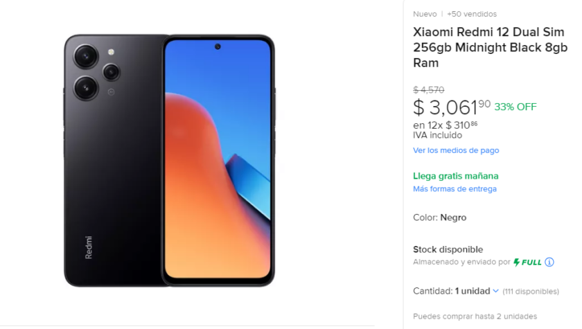 unocero - ¡Consigue este celular Xiaomi Redmi 12 a su mejor precio!